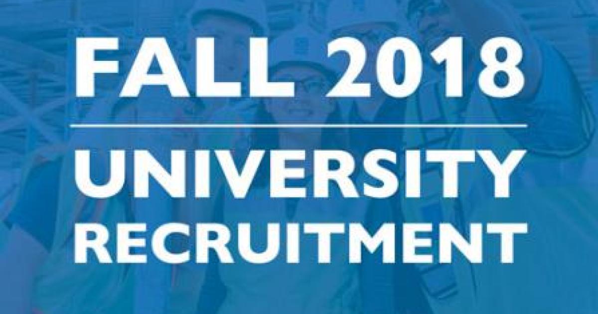 Coming to a Campus Near You: 2018 Fall Recruitment | DAVIS Construction